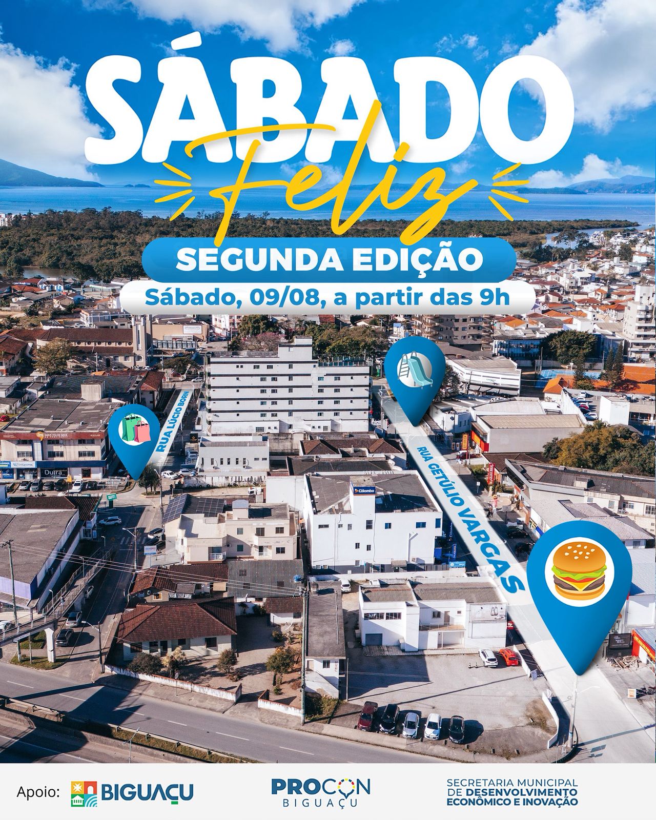 Sábado Feliz promete agitar o Centro de Biguaçu com atrações para toda ...