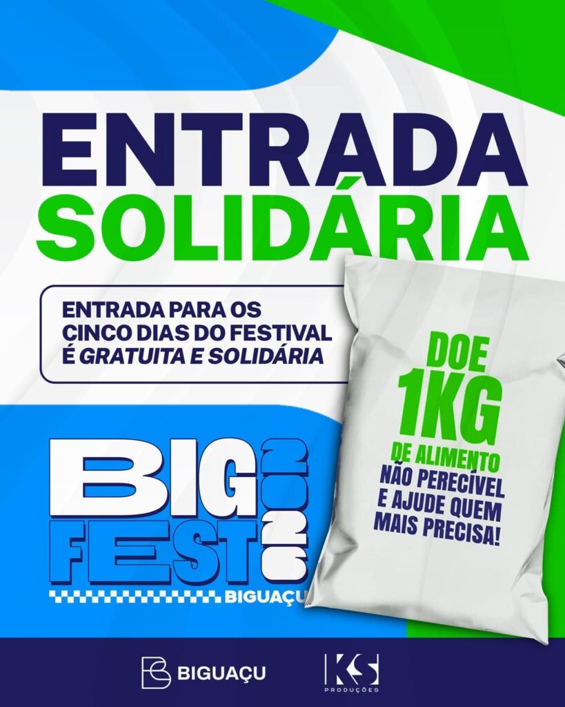BigFest 2026 terá entrada gratuita e incentivo à solidariedade em ...